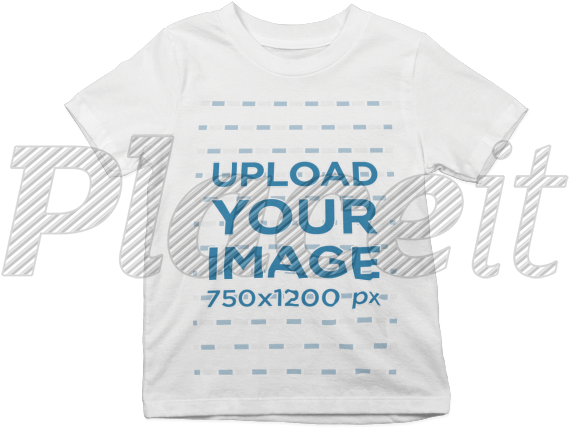 Download Placeit Kids T Shirt Over A Flat - Full Size PNG Image - PNGkit