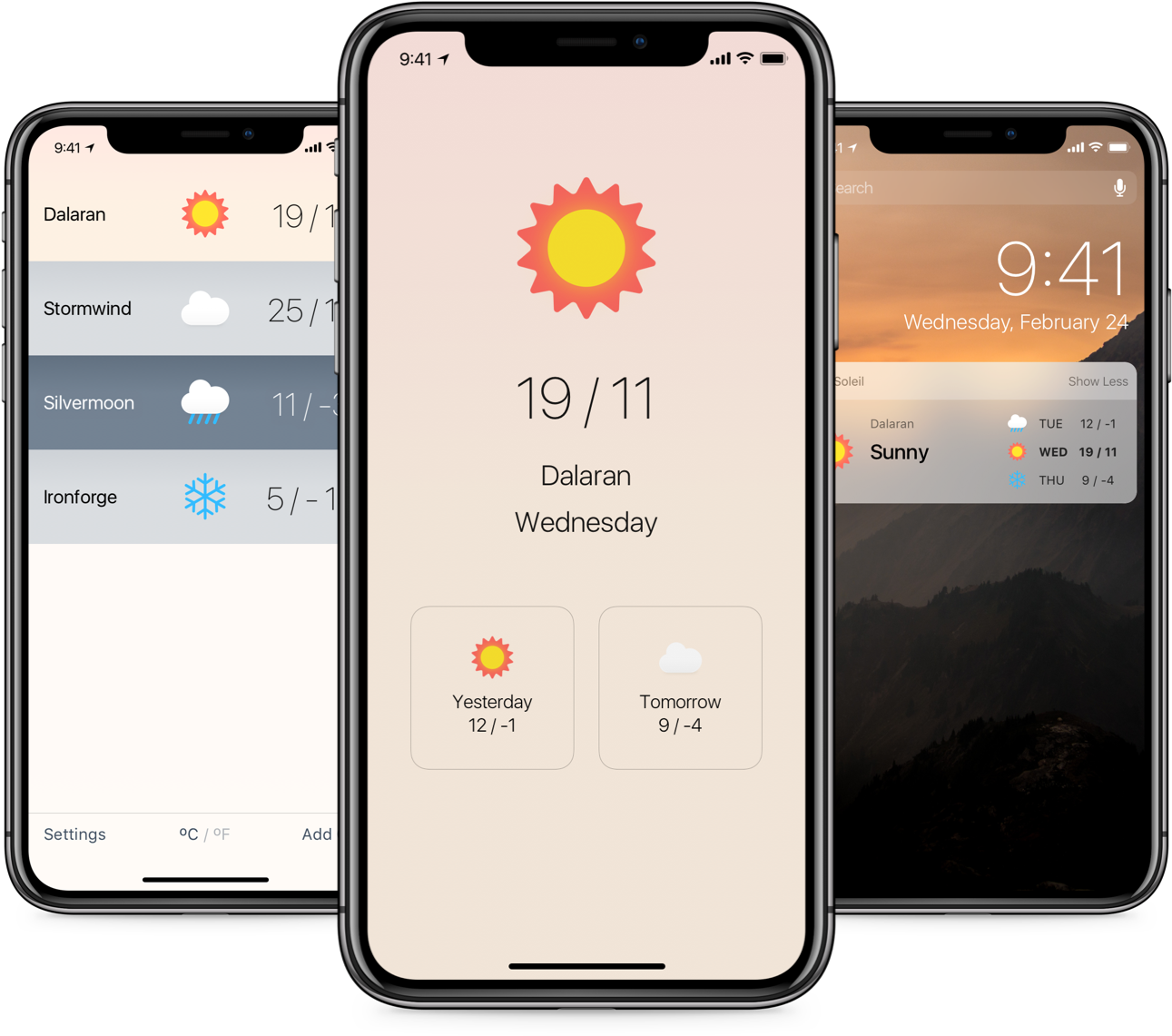 Download Weather App Made Simple - Full Size PNG Image - PNGkit