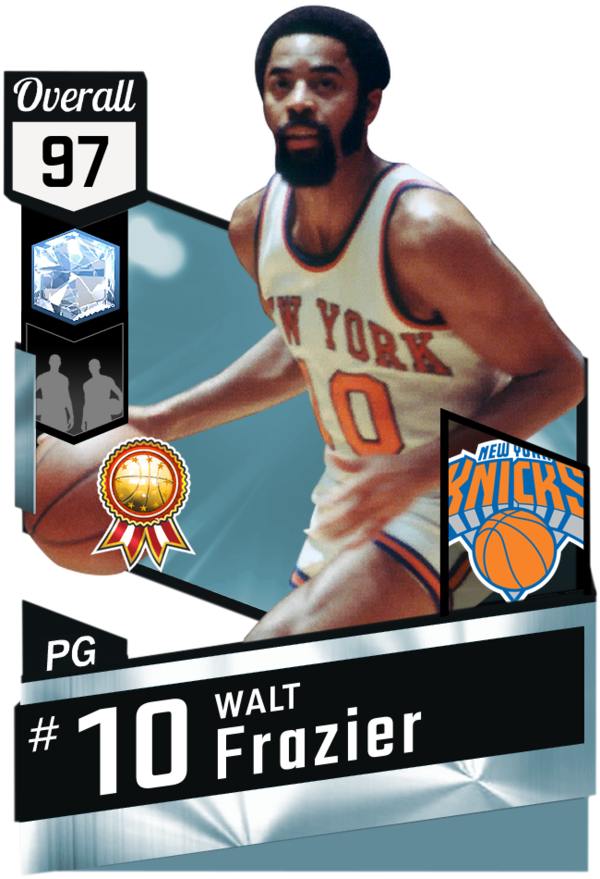 Download '75 Walt Frazier Myteam Diamond Card - Full Size PNG Image ...