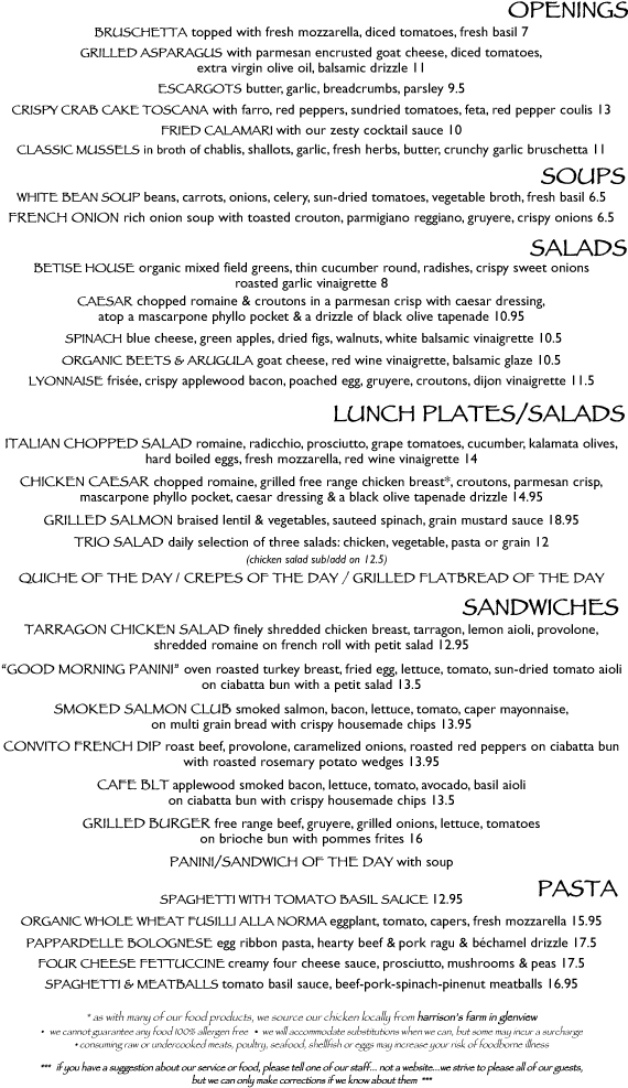 Download Lunch Menu - Full Size PNG Image - PNGkit