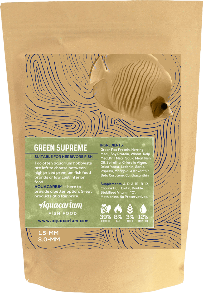 Download Aquacarium Green Supreme Veggie Pellets - Full Size PNG Image ...