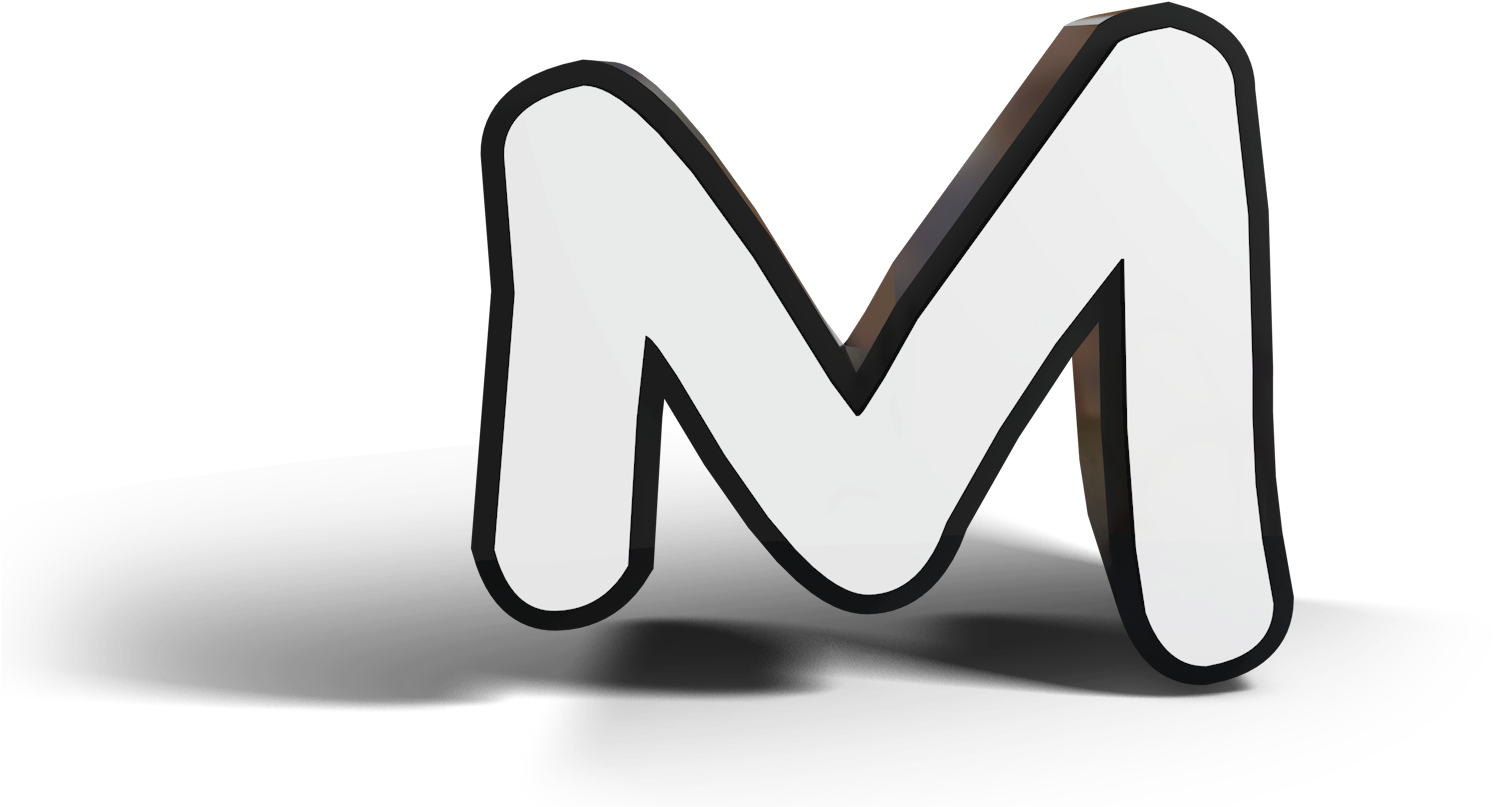 Download M - Line Art - Full Size PNG Image - PNGkit