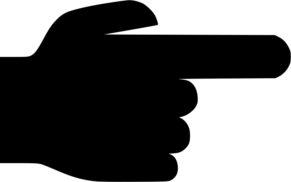 Download Pointer Hand Svg Icon - Svg Pointer - Full Size PNG Image - PNGkit