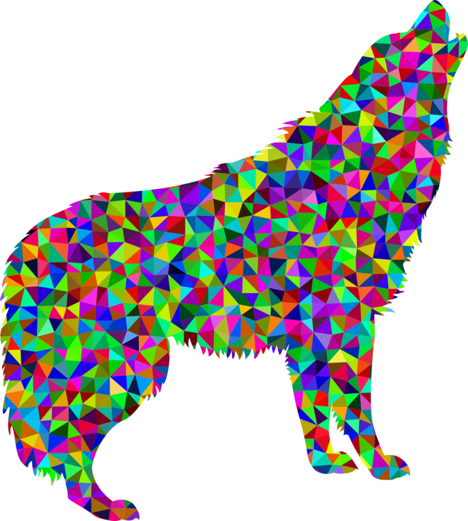 Download Low Poly Dog Canidae Polygon Triangle Free Commercial - Lsd ...