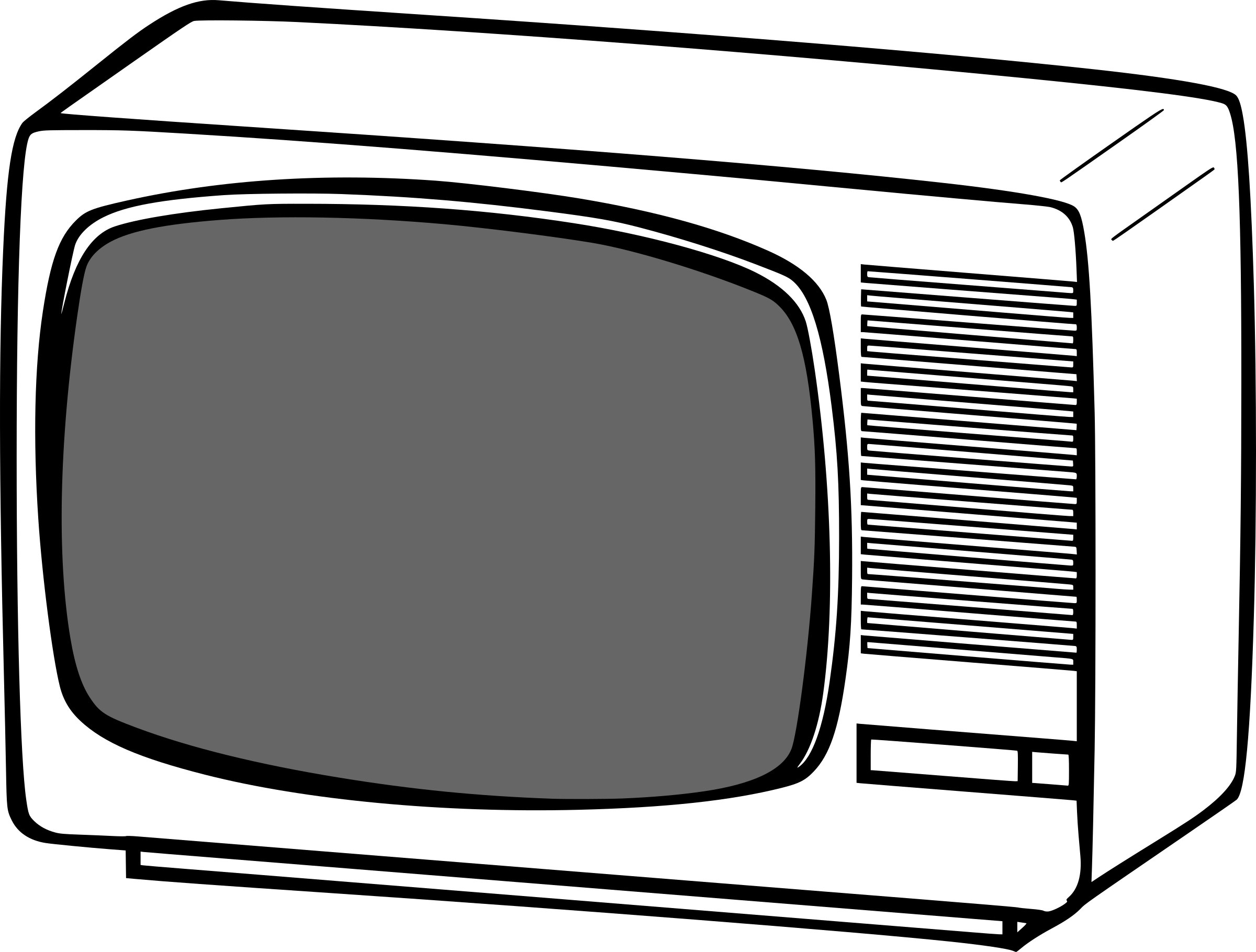Download Vector Transparent Library Big Image Png - Clip Art Television ...