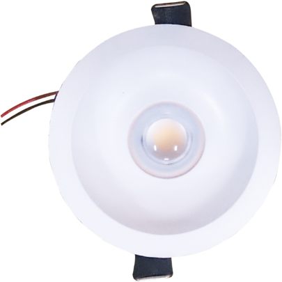 Download Transparent 18w Cob Led Spot Light - Circle - PNGkit