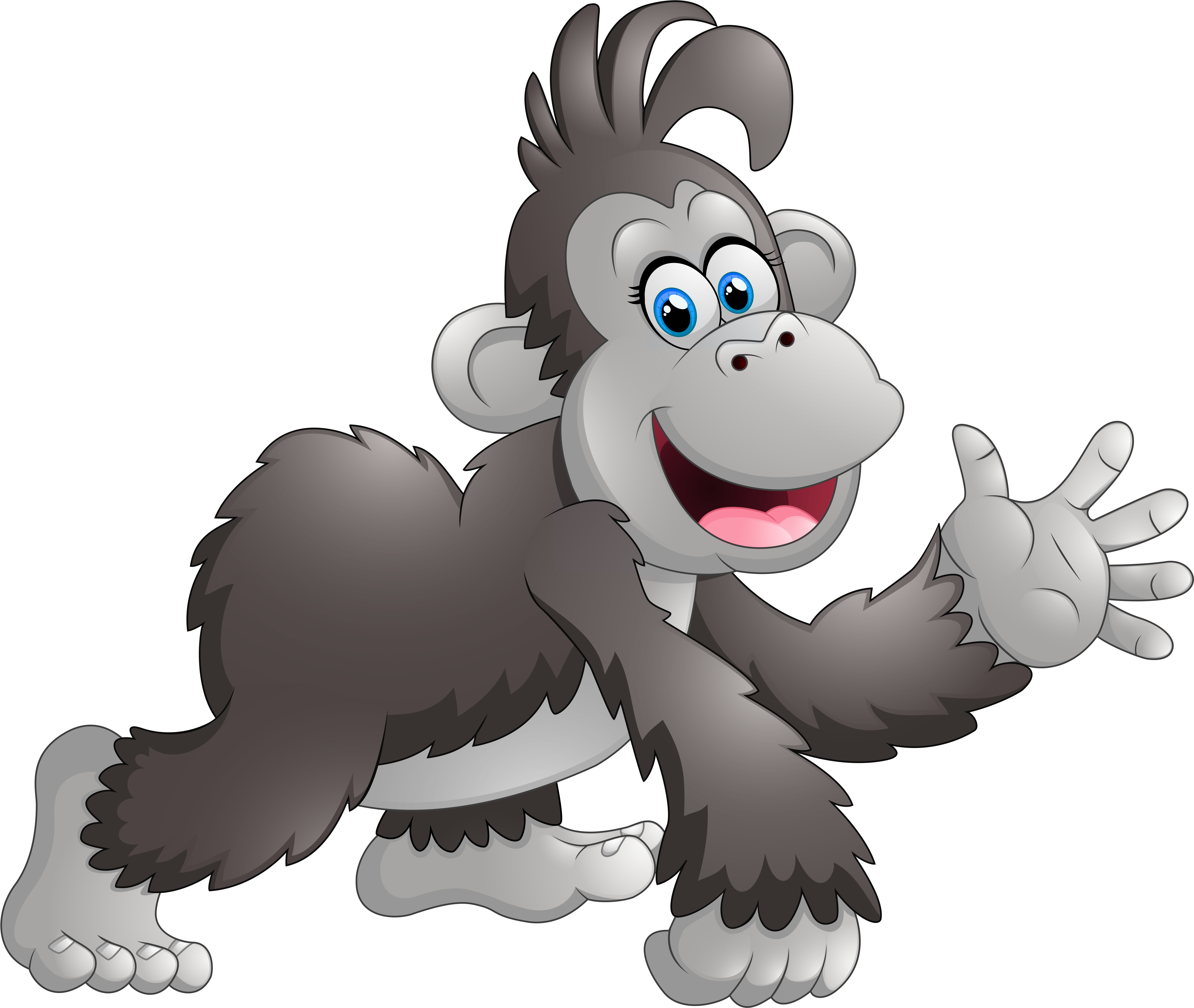 Download Cartoon Monkey Png - Full Size PNG Image - PNGkit