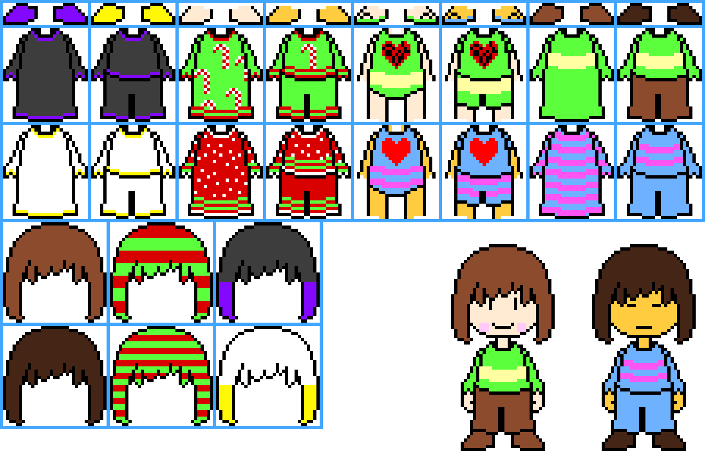 Download Chara And Frisk Dress Up Game - Full Size PNG Image - PNGkit