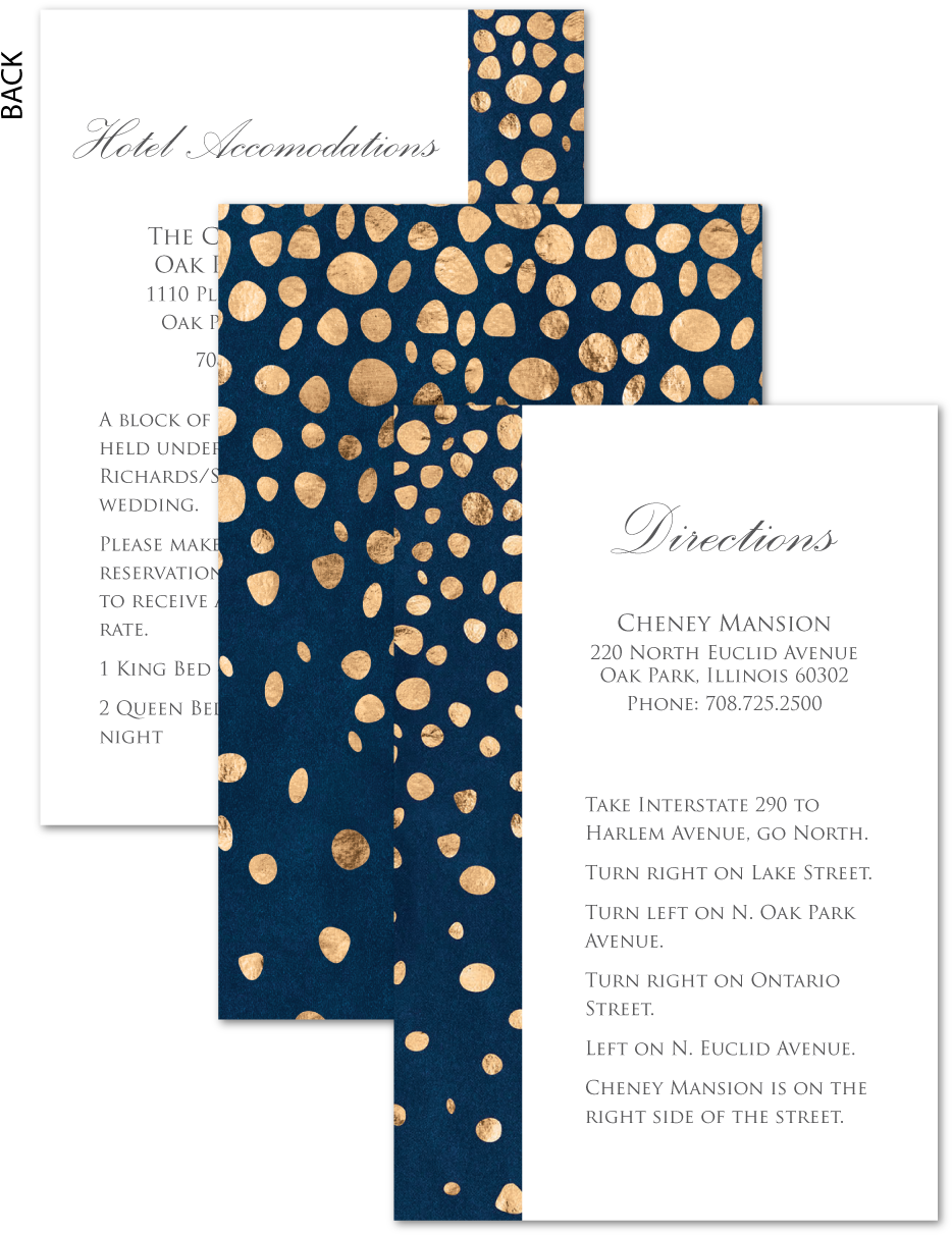 Download Midnight Confetti Invitation Enclosure Card - Full Size PNG ...