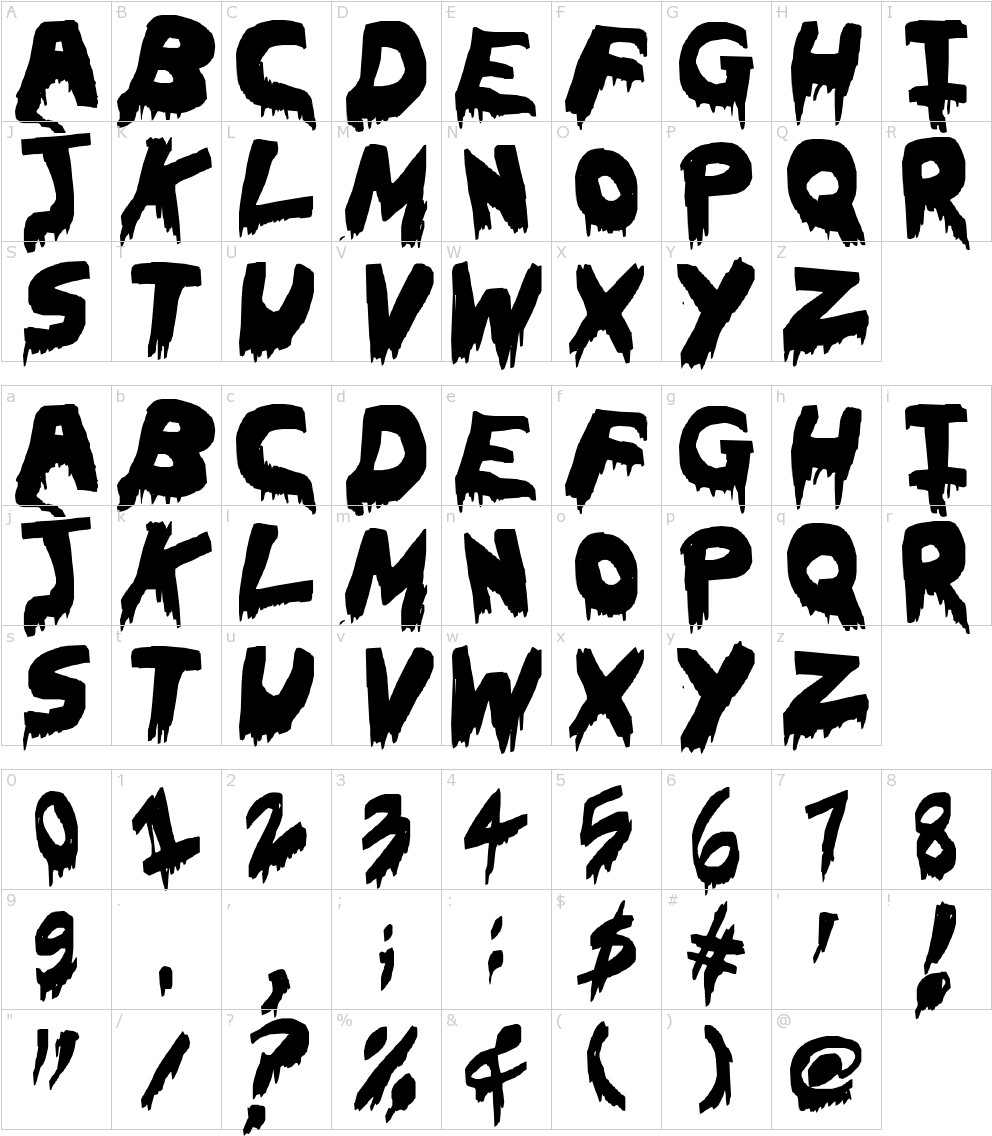 Download Font Characters - Full Size PNG Image - PNGkit