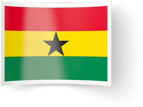 Download Illustration Of Flag Of Ghana - Full Size PNG Image - PNGkit