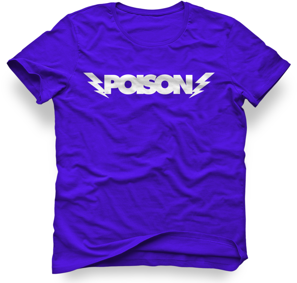 Download Poison Bolt Blue Shirt - Full Size PNG Image - PNGkit