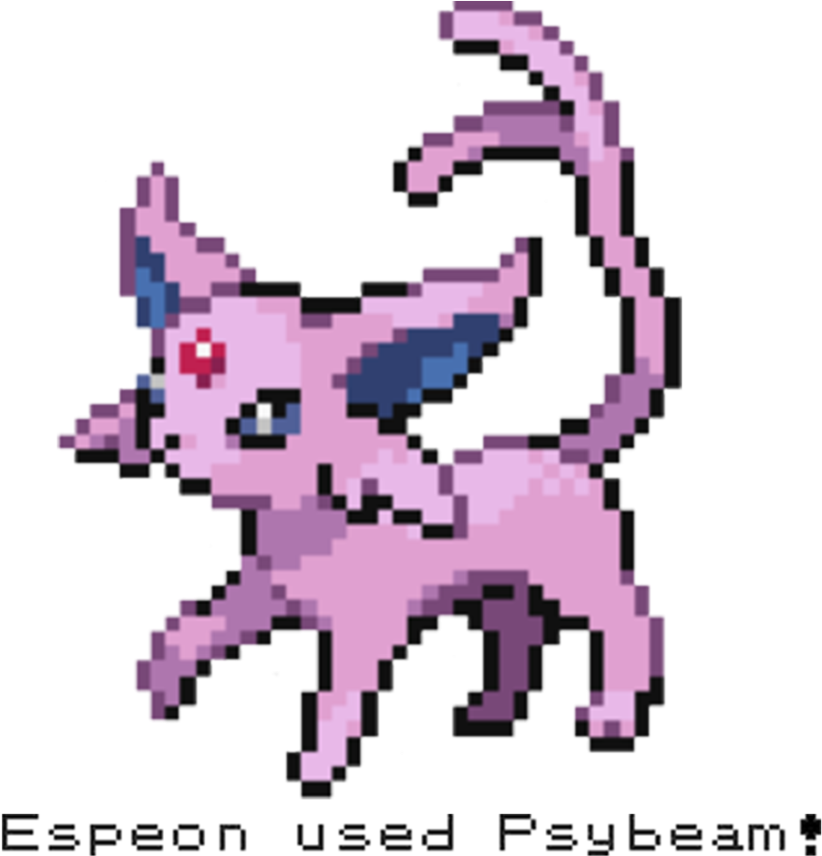 Download Transparent Espeon 8 Bit - Full Size PNG Image - PNGkit