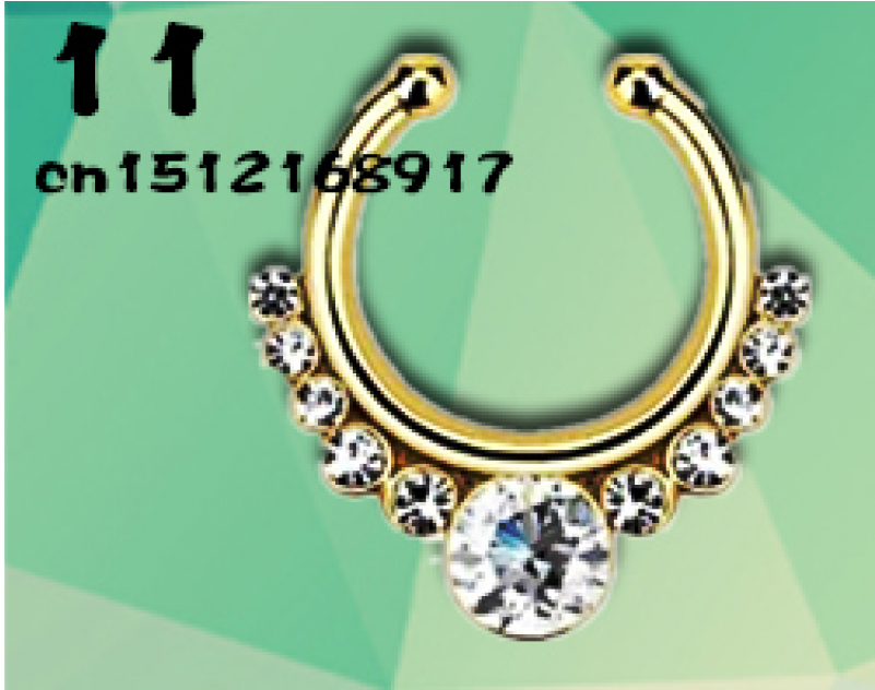Download Septum Ring Png - Full Size PNG Image - PNGkit