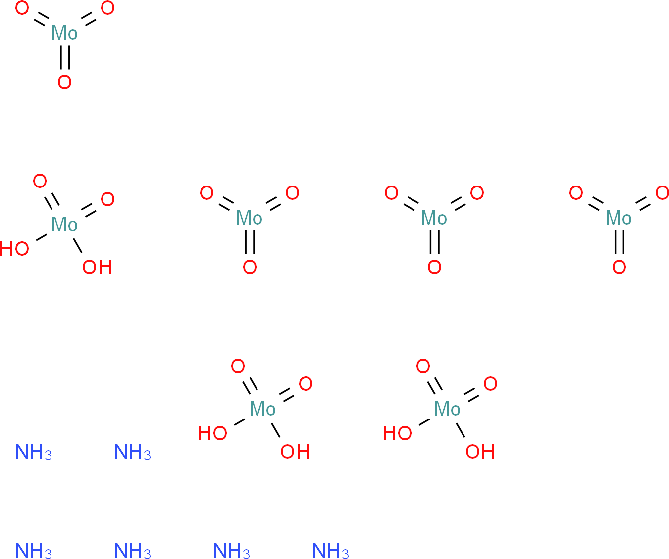 Download Molybdic Acid Ammonium Salt Molecular Structure Cas - Full ...