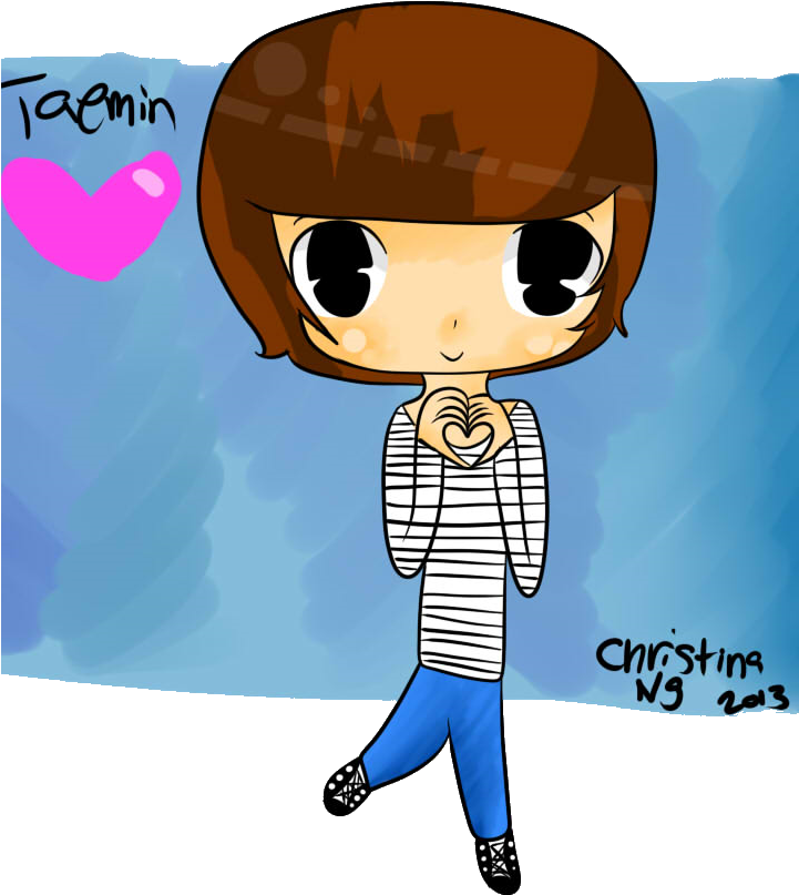 Download Kpop Hello Baby Shinee Taemin*fan Art* By Cn2012 - Full Size ...