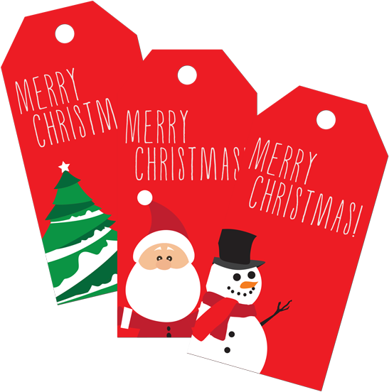 Download Transparent Christmas Gift Tags Christmas Gift Tags ...