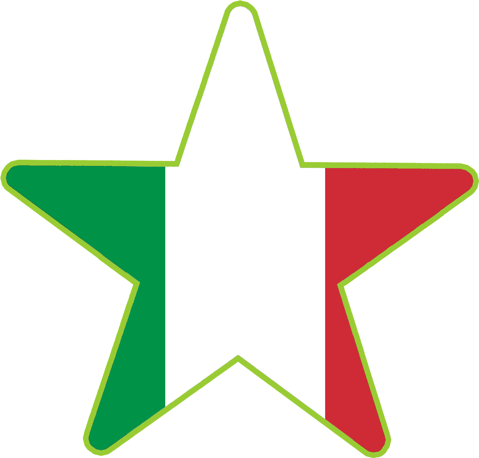 Download Connections Star Languages Italian Flag - Flag - Full Size PNG ...