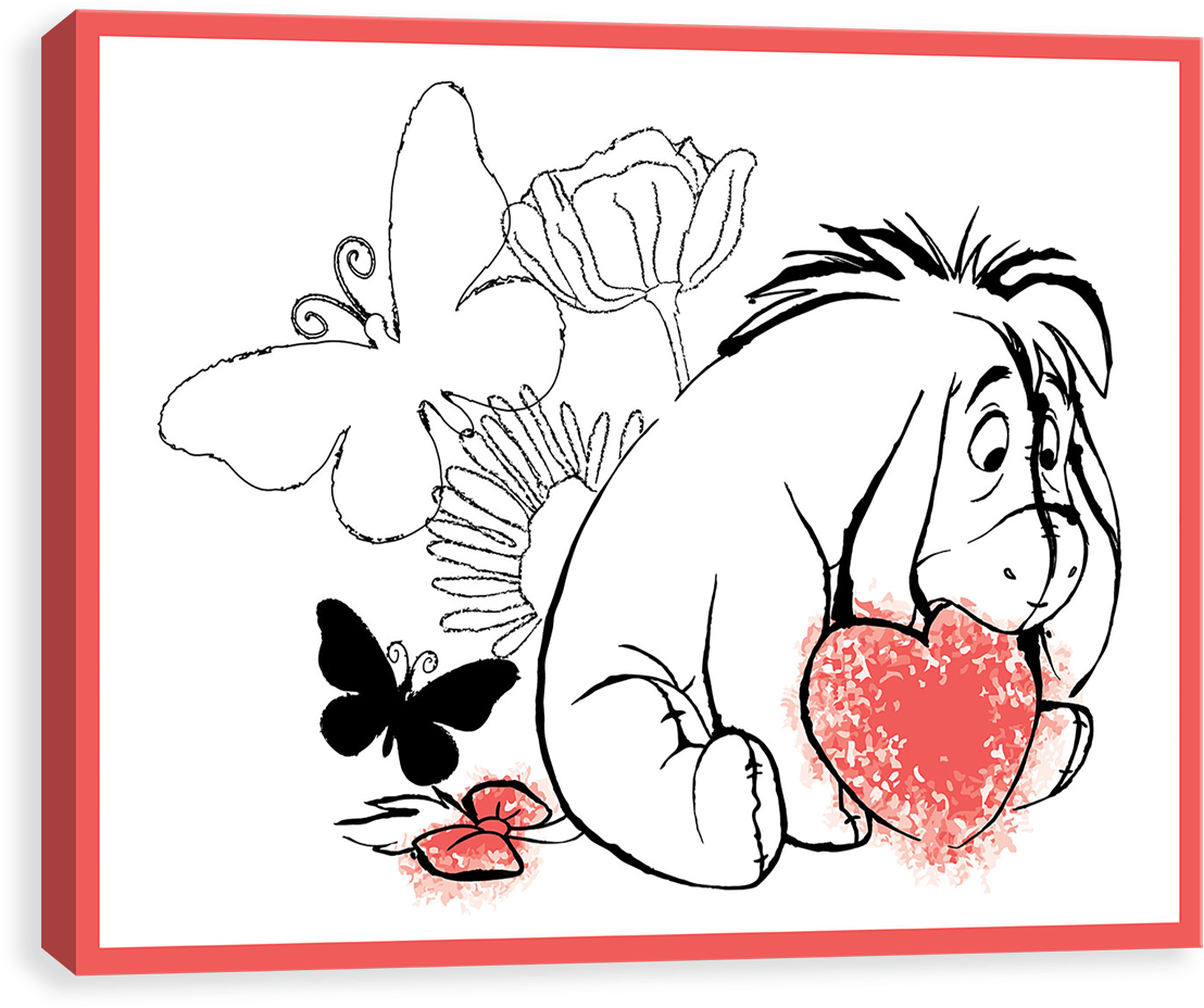 Download Eeyore Butterfly - Eeyore - Full Size PNG Image - PNGkit