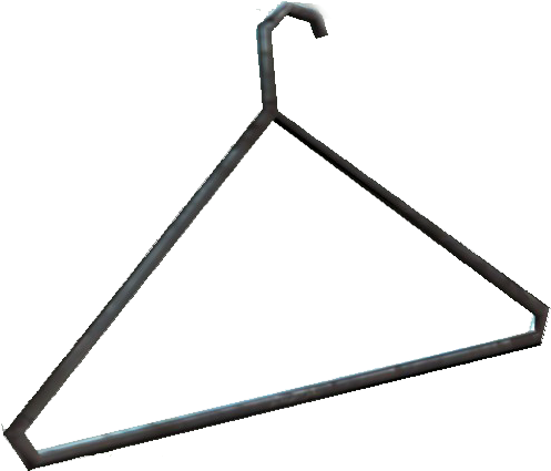 Download Clothes Hanger - Fallout Coat Hanger - Full Size PNG Image ...
