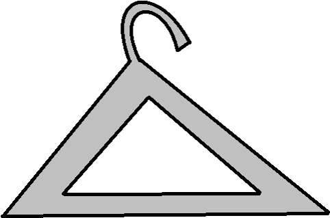 Triangle Objects Clipart Black And White