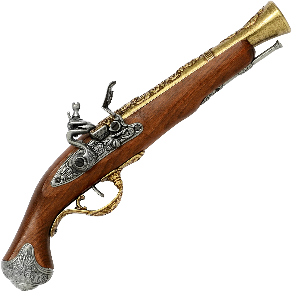 Download Flintlock Blunderbuss, London, 18th C - Full Size PNG Image ...