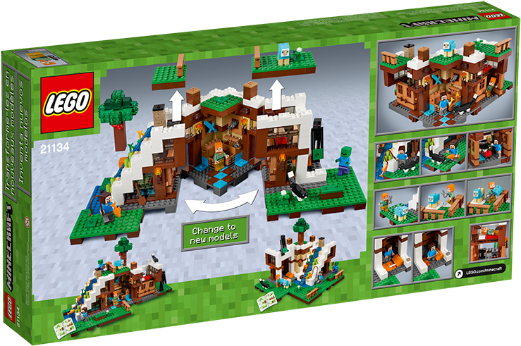 Download 21134 Lego® Minecraft™ The Waterfall Base - Full Size PNG ...