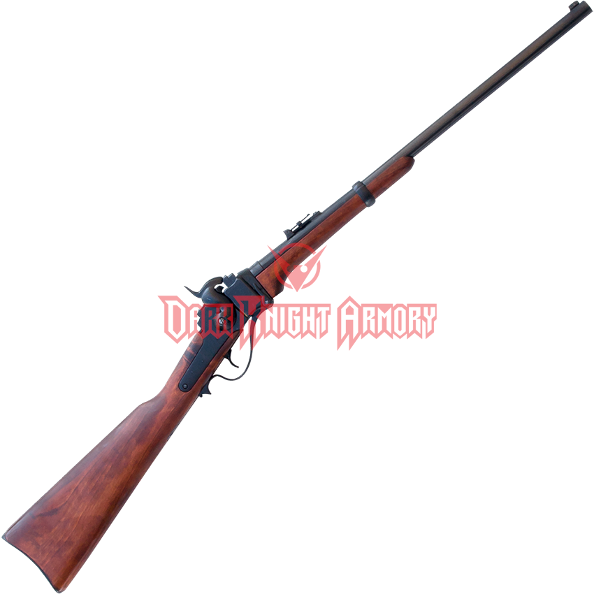 Download Civil War Black Sharps Carbine Rifle - Full Size PNG Image ...