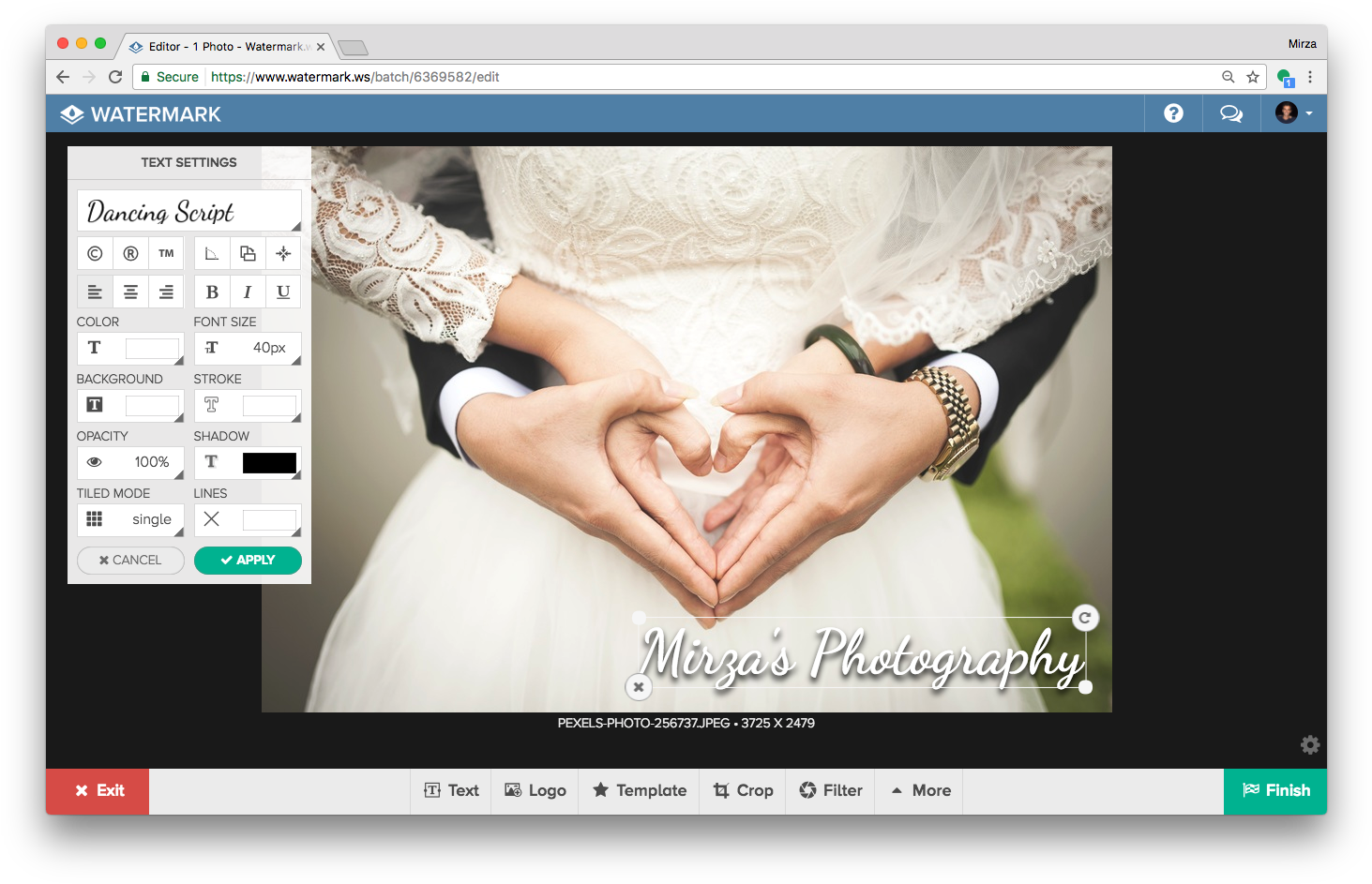 Download To Use Your Logo As Your Watermark, Choose The Logo - Full ...