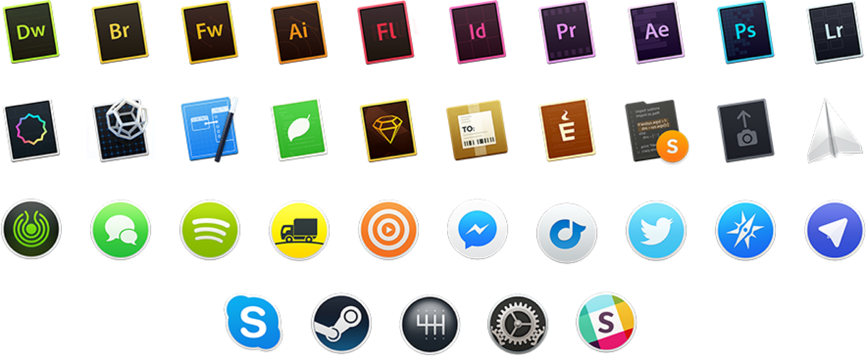 Download Icons For Mac Os X, Includes System Preferences, Mail, - Full ...