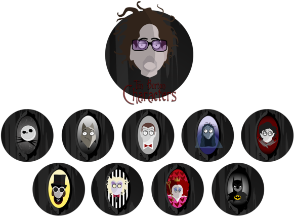 Download Tim Burton Characters - Full Size PNG Image - PNGkit