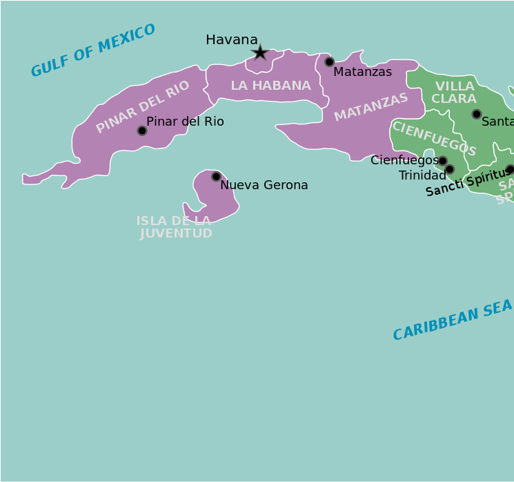 Download Map Of Cuba - Full Size PNG Image - PNGkit