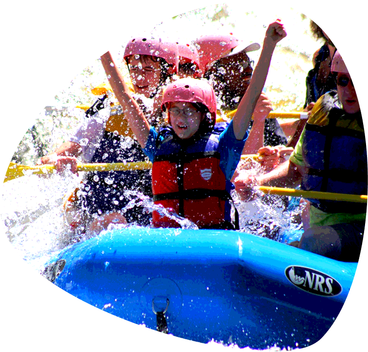 Download Children Enjoying A Lower Pigeon River Rafting Trip - Full ...