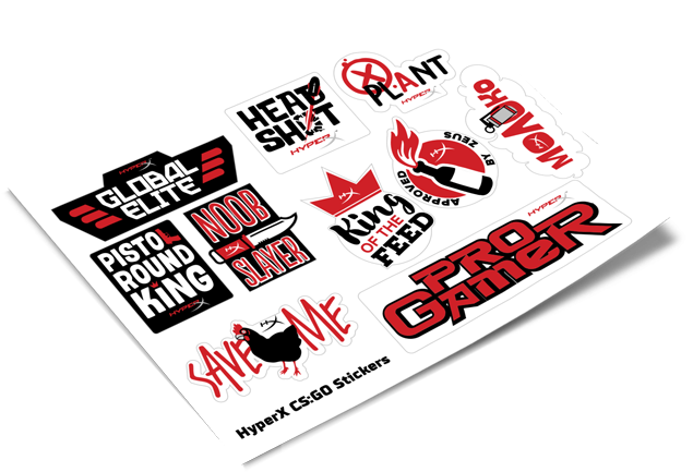 Download Transparent Hyperx Cs - Go Stickers - PNGkit
