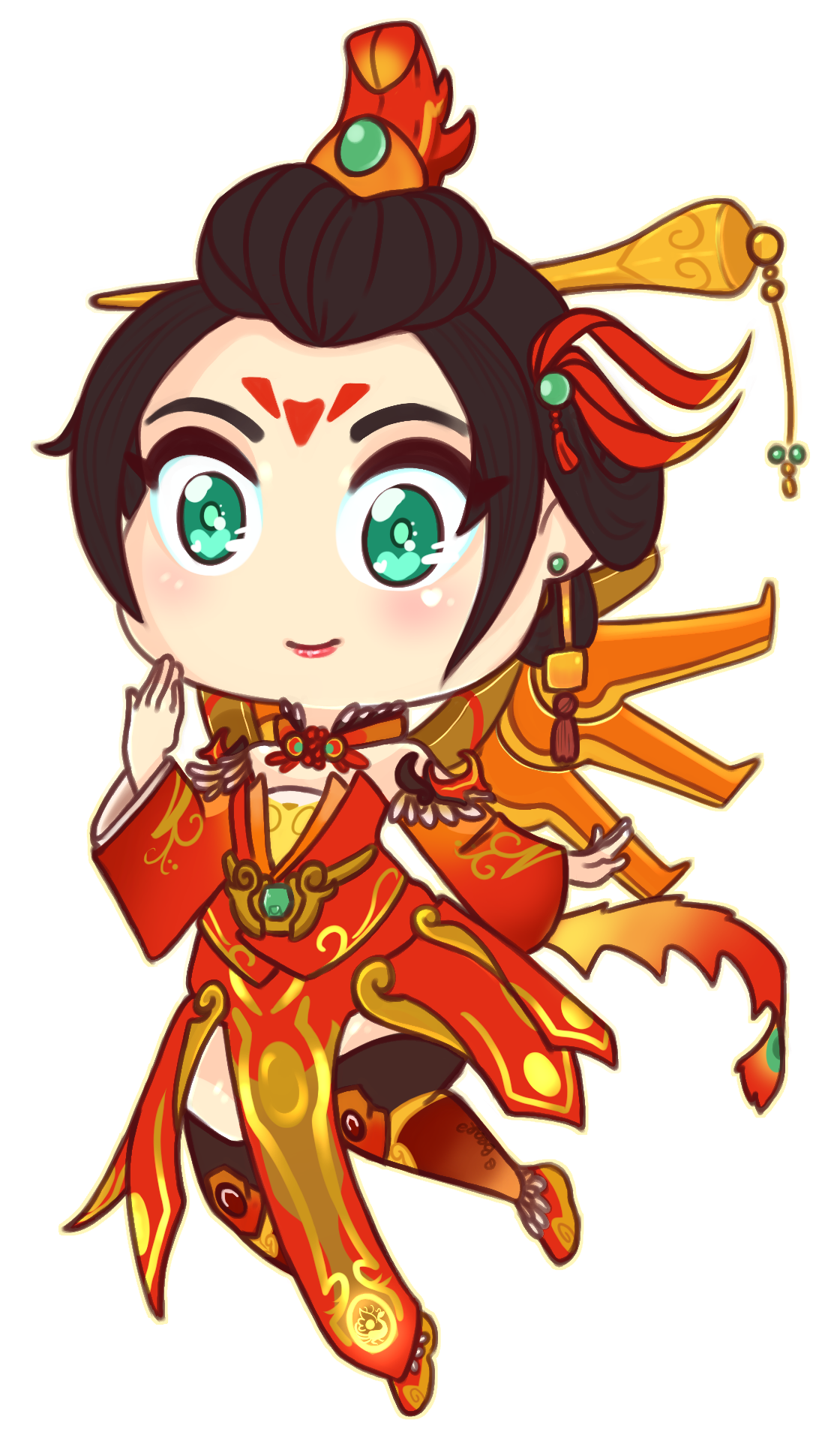 Download [ Overwatch ] Stickers Brigitte And Zhuque Mercy • - Full Size ...
