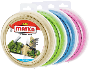 Download Mayka Construction Tape Small Mixed 4pk - Mayka Toy Block Tape ...