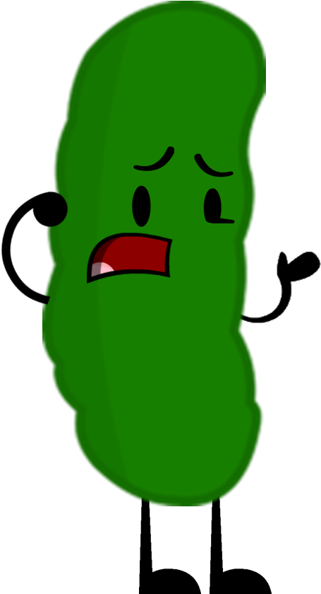 Download Pickle Pose - Battle For Dream Island Pickle - Full Size PNG ...