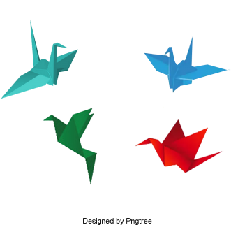 Download Color Paper Crane Creative Material Design, Color, - Color ...
