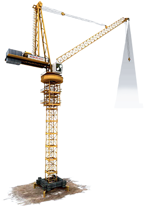 Download Loadview Luffing Jib Tower Crane - Crane Driver - Full Size ...