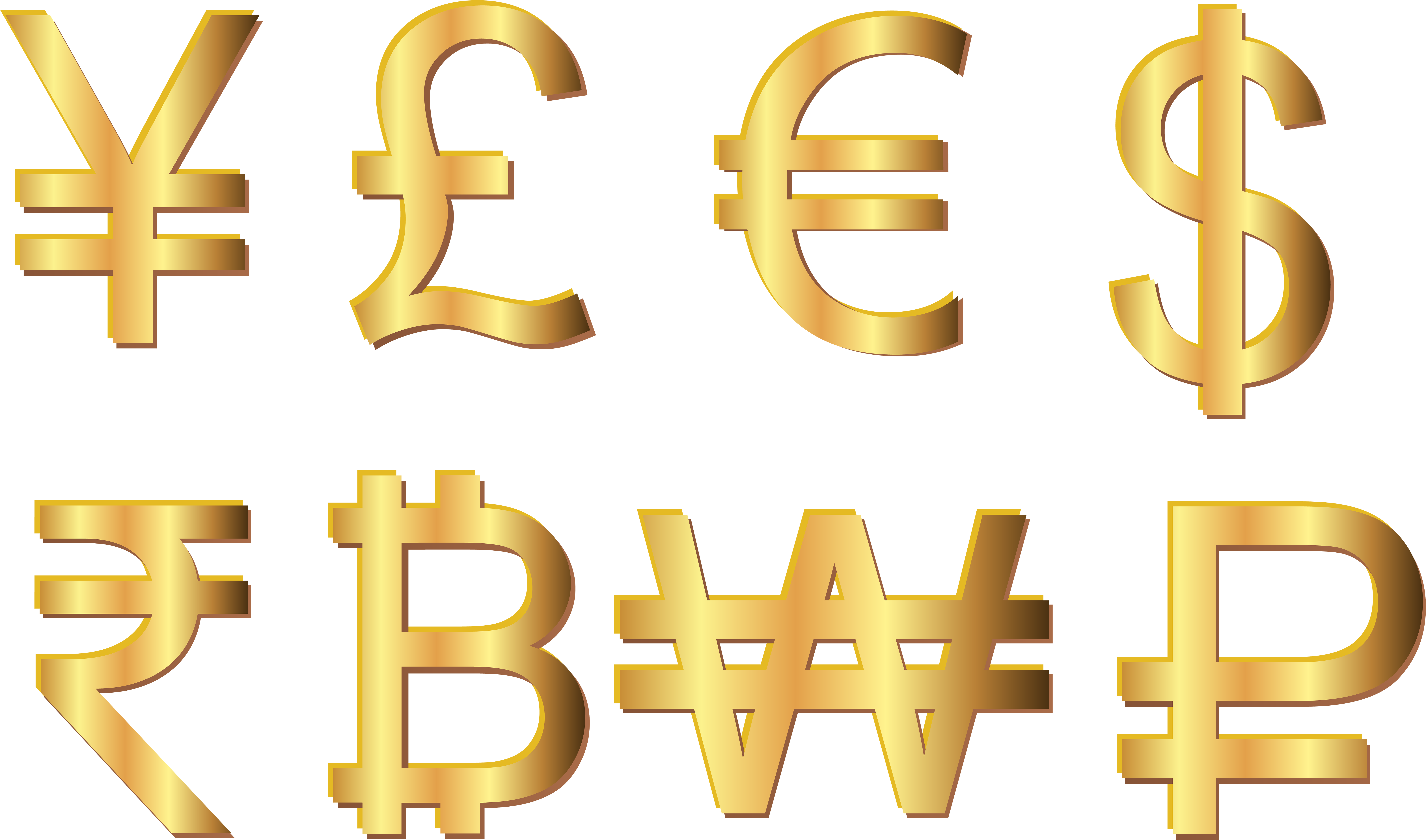 Download Clipart Royalty Free Library Currency Symbols Clip - Currency ...