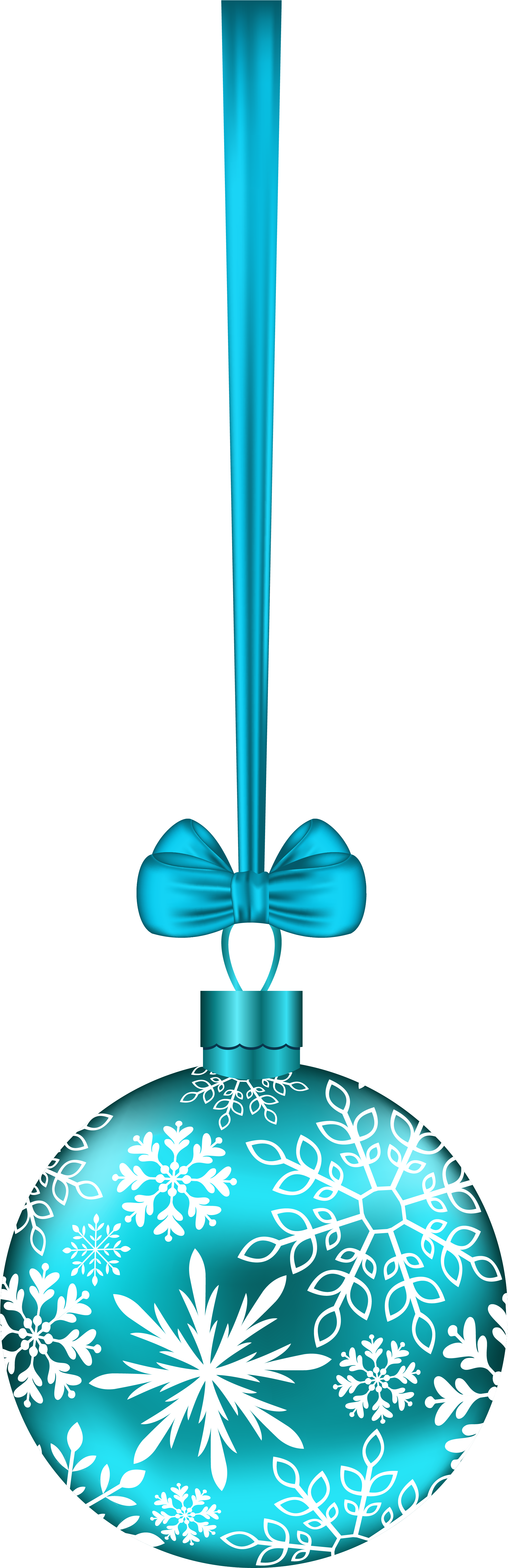 Download Ball Transparent Clip Art - Blue Christmas Ball Png - Full ...