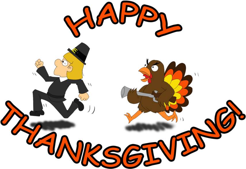 Download Happy Thanksgiving By Melissathehedgehog On Clipart - Full ...