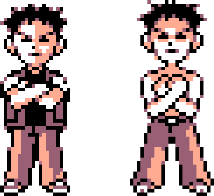 Download Pokemon Rby Brock Sprite - Full Size PNG Image - PNGkit