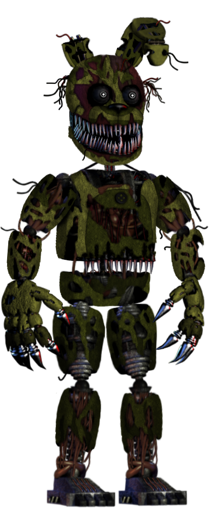 Download Nightmare Springtrap - Full Size PNG Image - PNGkit