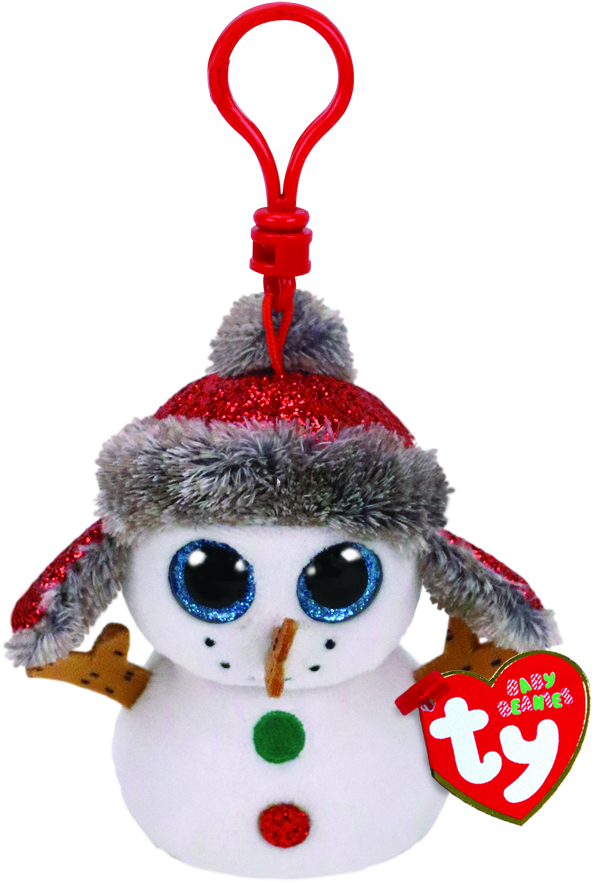 Download Buttons The Snowman Christmas Clip Beanie Boo - Full Size PNG ...