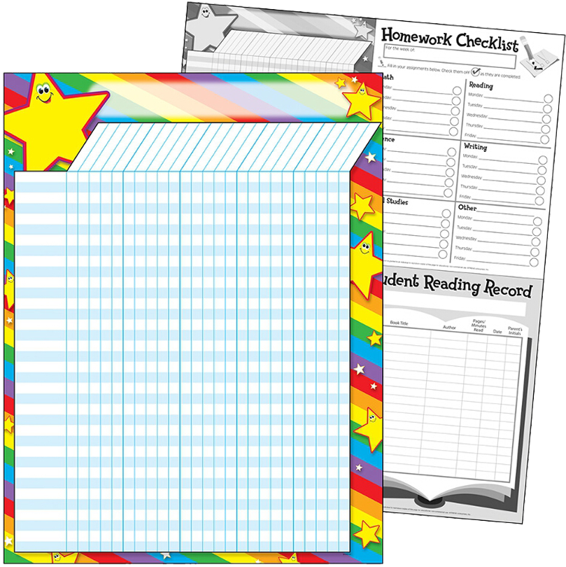 Download Rainbow Stars Incentive Chart - Full Size PNG Image - PNGkit