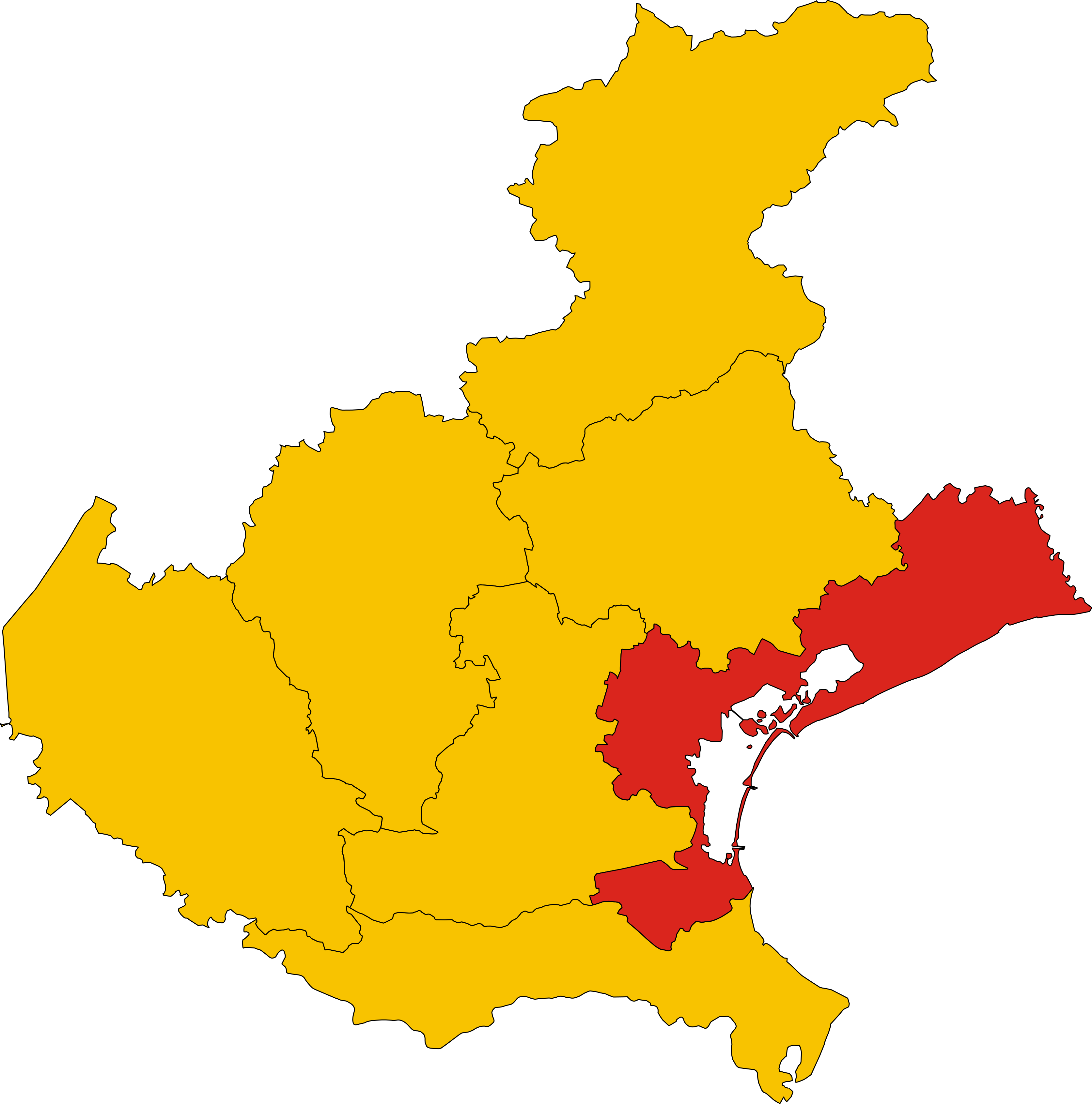 Download Map Of Metropolitan City Of Venice - Full Size PNG Image - PNGkit