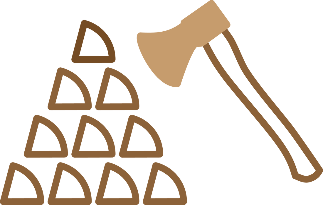 Download Firewood Stack And Ax Icon For Above And Beyond Tree ...