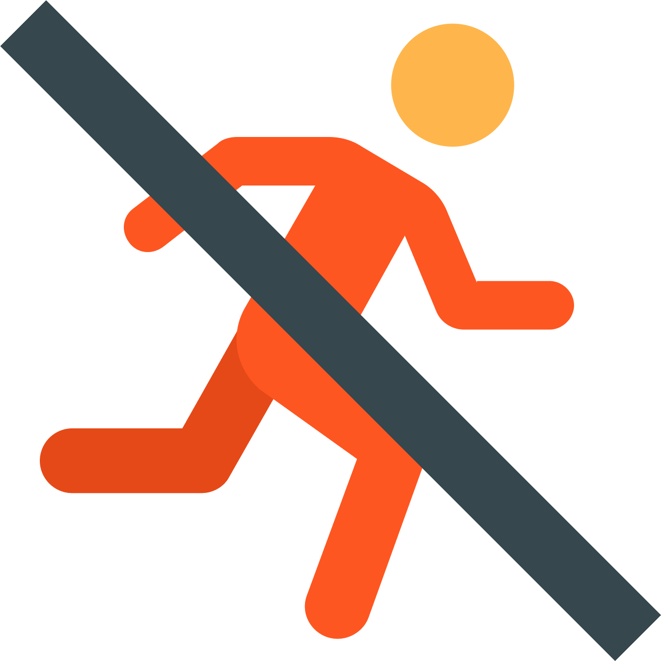 Download Nie Biegać Icon - Icon - Full Size PNG Image - PNGkit