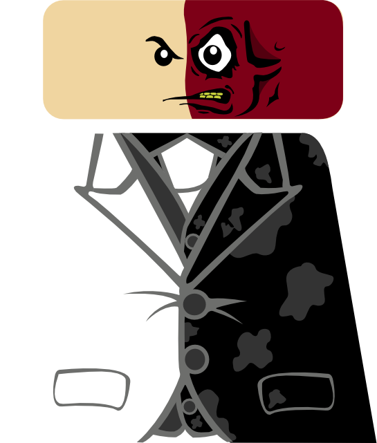 Download Harvey Two-face Arkham City - Lego Two Face Decals - Full Size ...